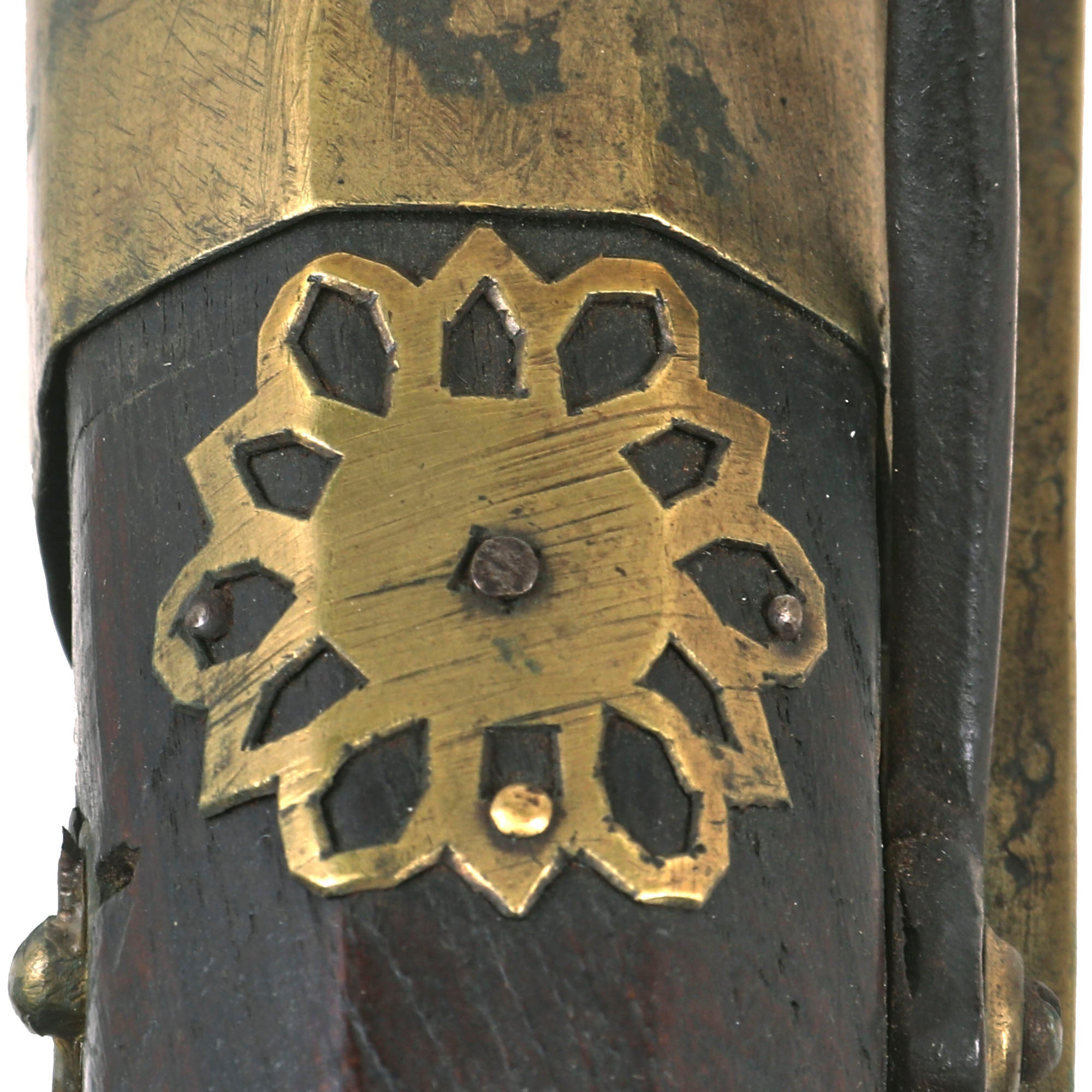 Original Japanese Edo Period Brass Fitted Matchlock Tanegashima Musket ...