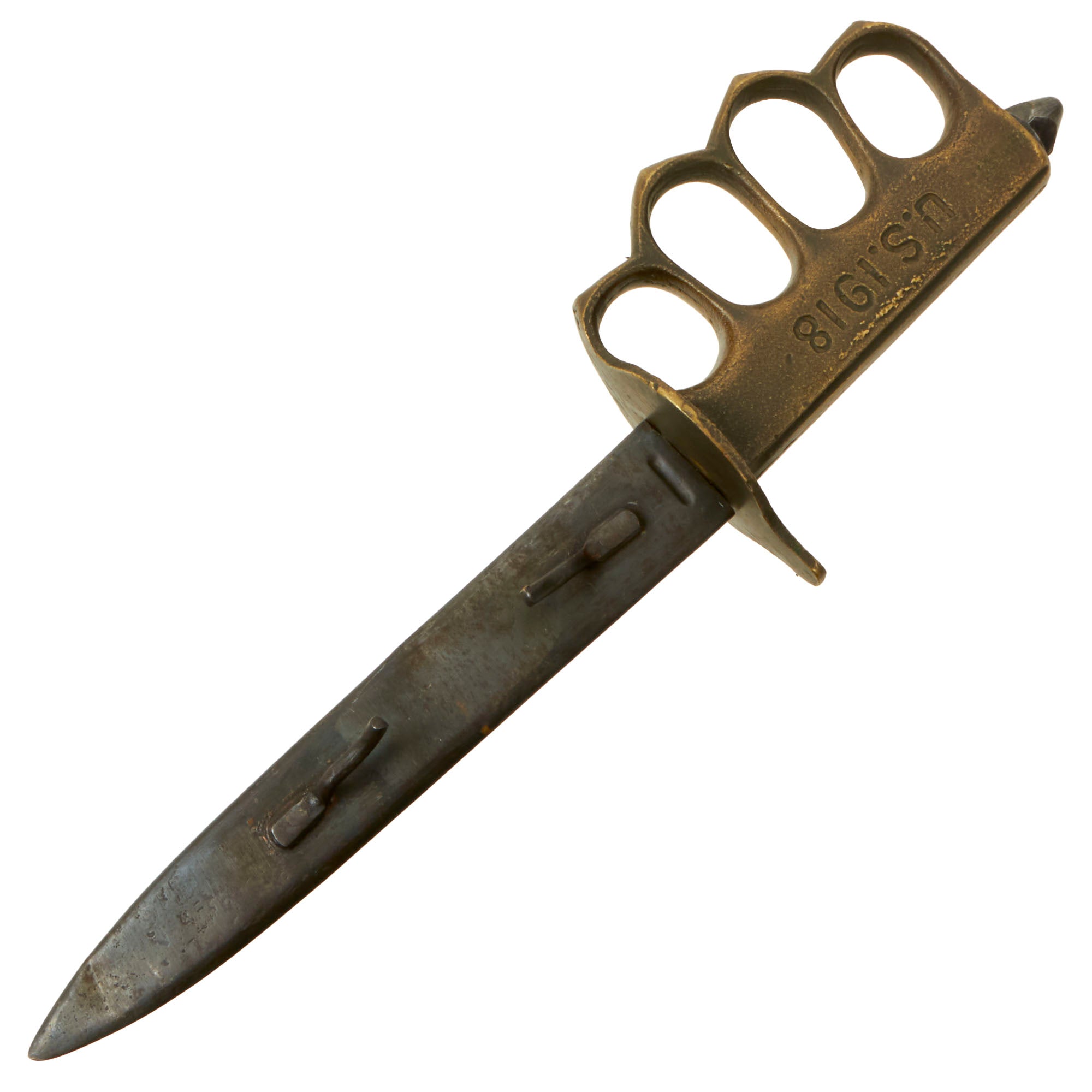 Original U.S. WWI Model 1918 French Made Mark I Trench Knife by AU LIO ...