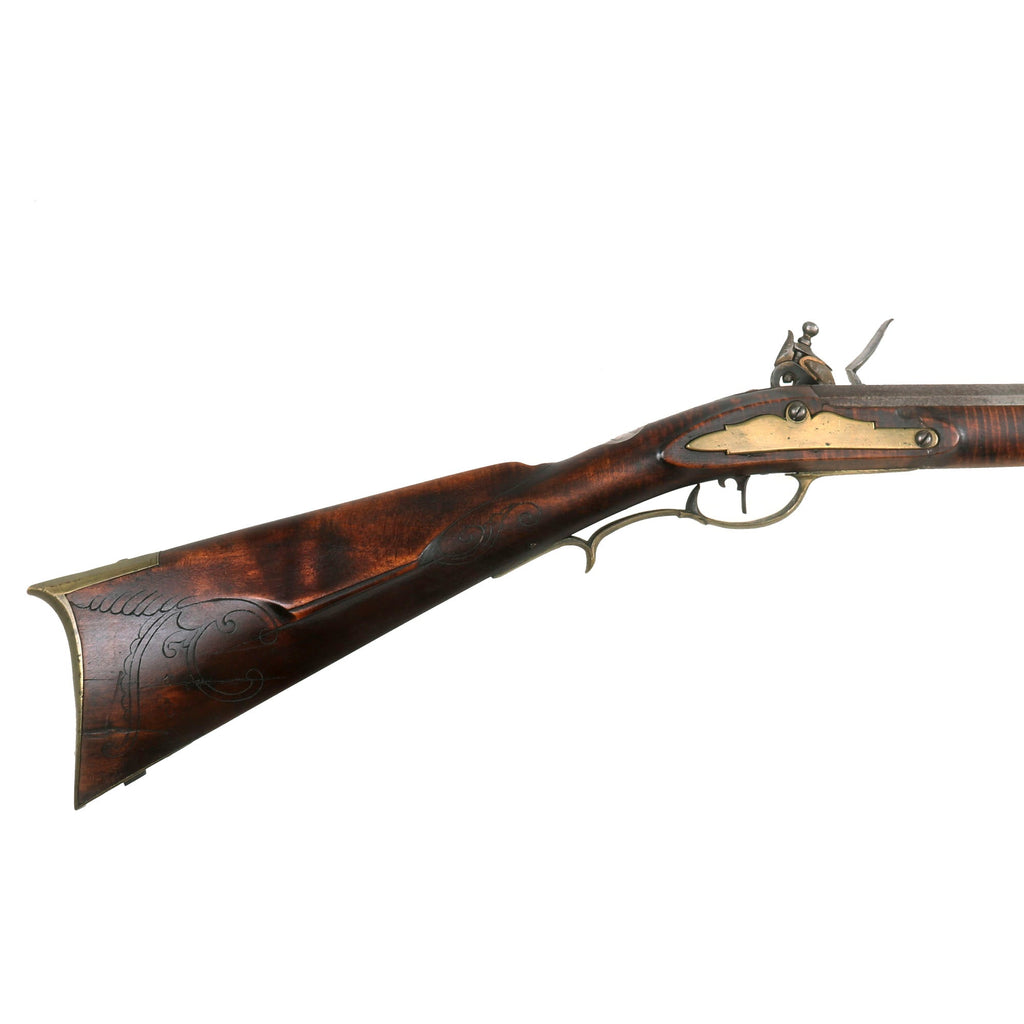 Original Rare U.S. Pennsylvania York County Left-Handed Flintlock Long ...