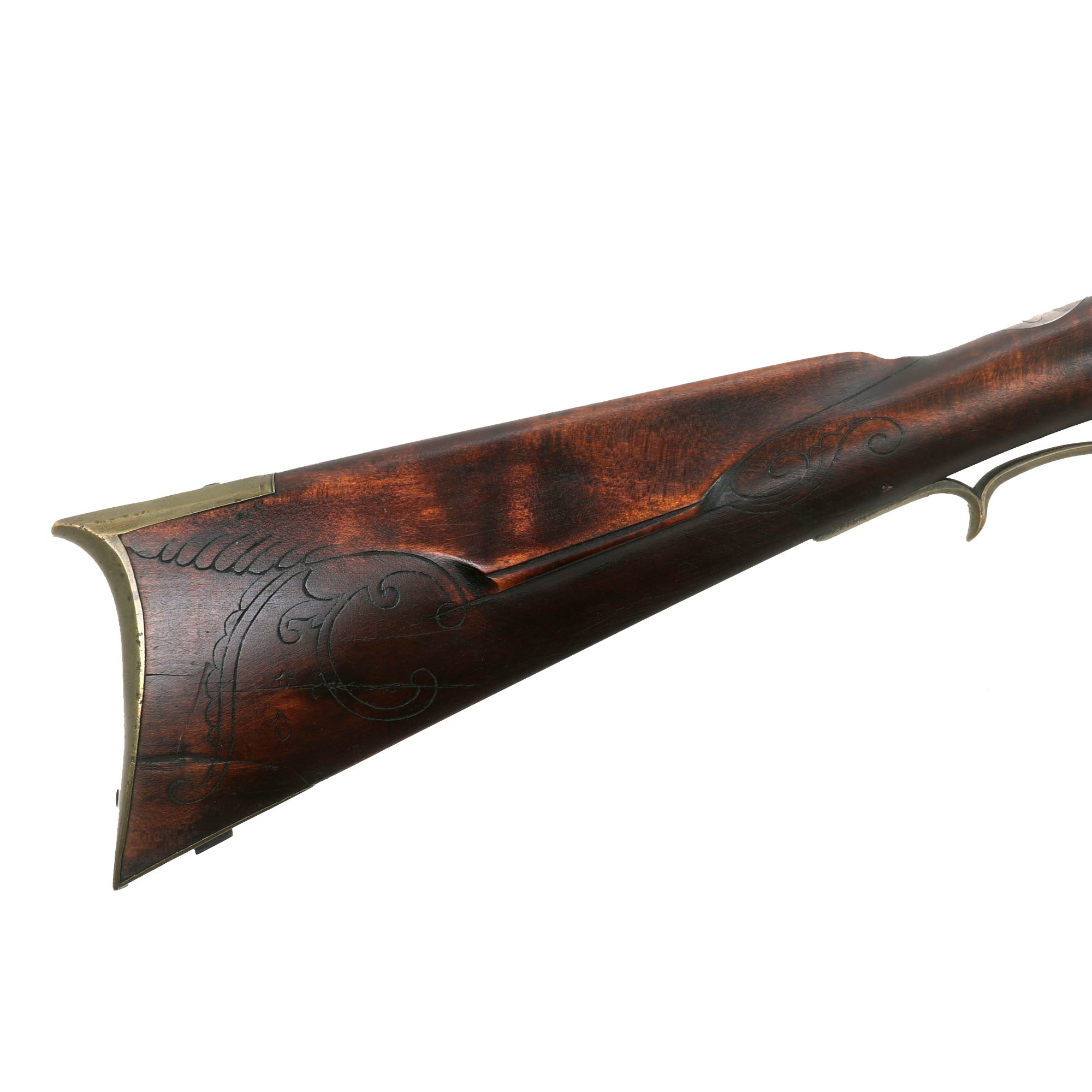 Original Rare U.S. Pennsylvania York County Left-Handed Flintlock Long ...