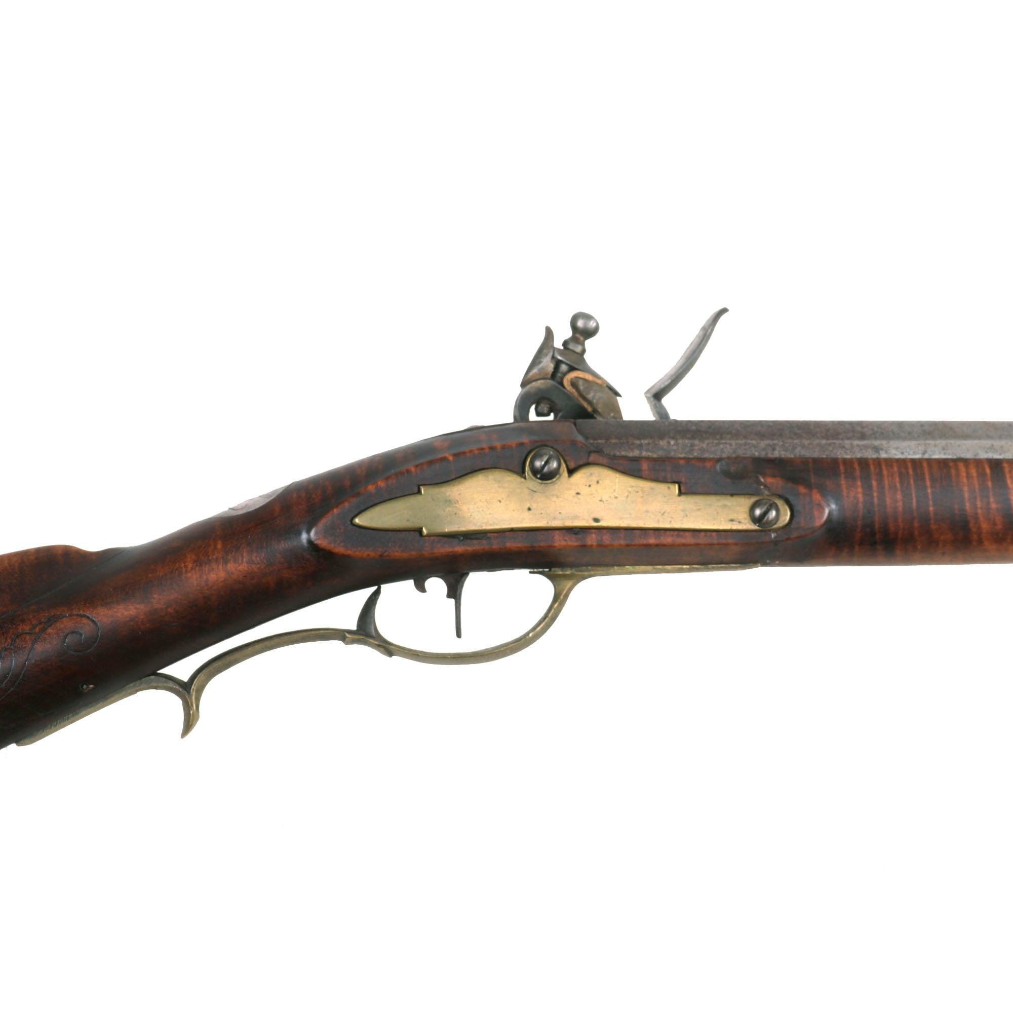 Original Rare U.S. Pennsylvania York County Left-Handed Flintlock Long ...