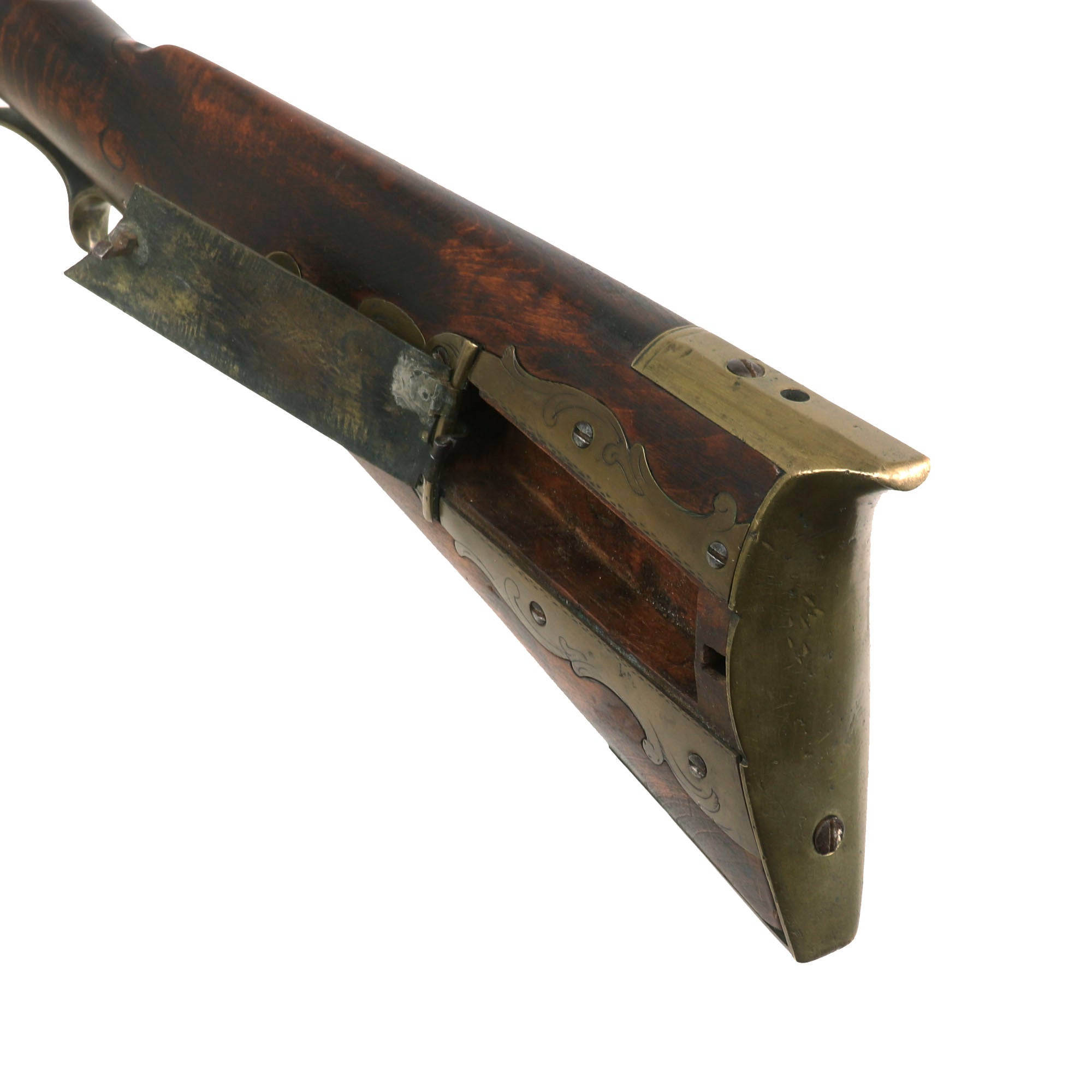 Original Rare U.S. Pennsylvania York County Left-Handed Flintlock Long ...