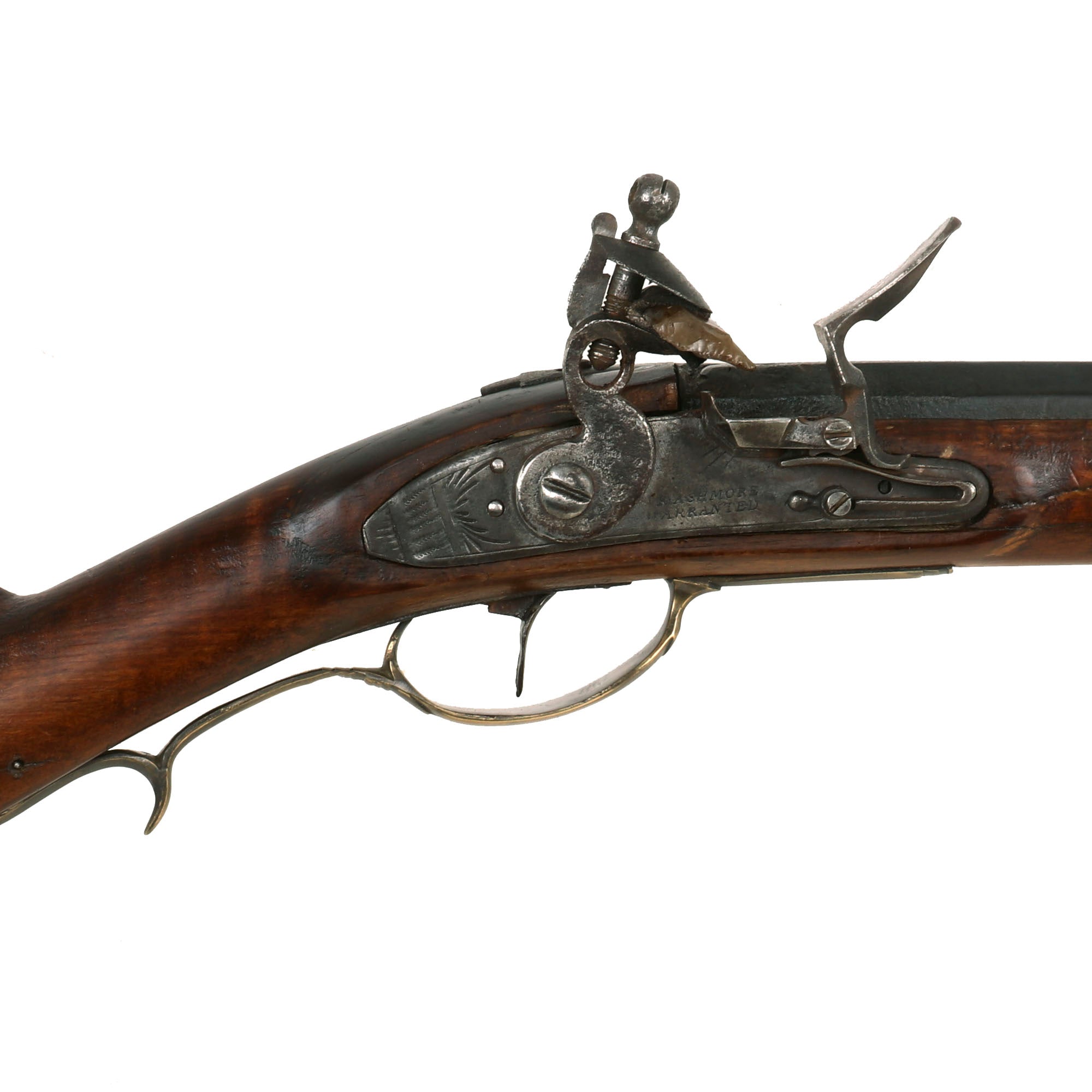 Original U.S. Pennsylvania Flintlock Rifle with Flame Maple Stock and ...