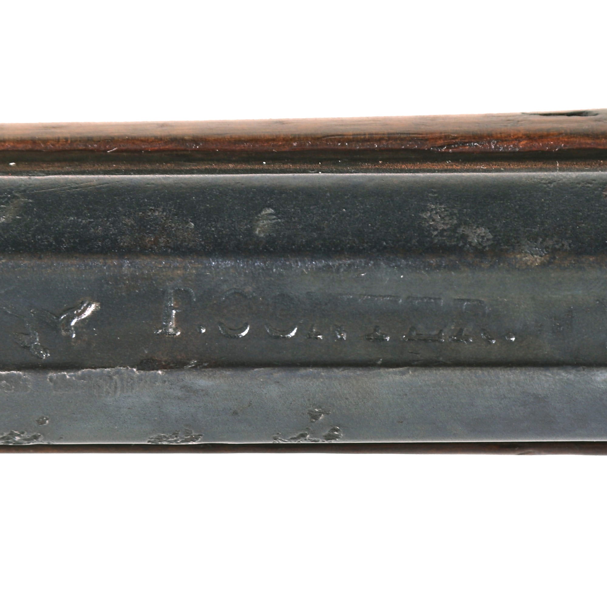 Original U.S. Pennsylvania Flintlock Rifle with Flame Maple Stock and ...