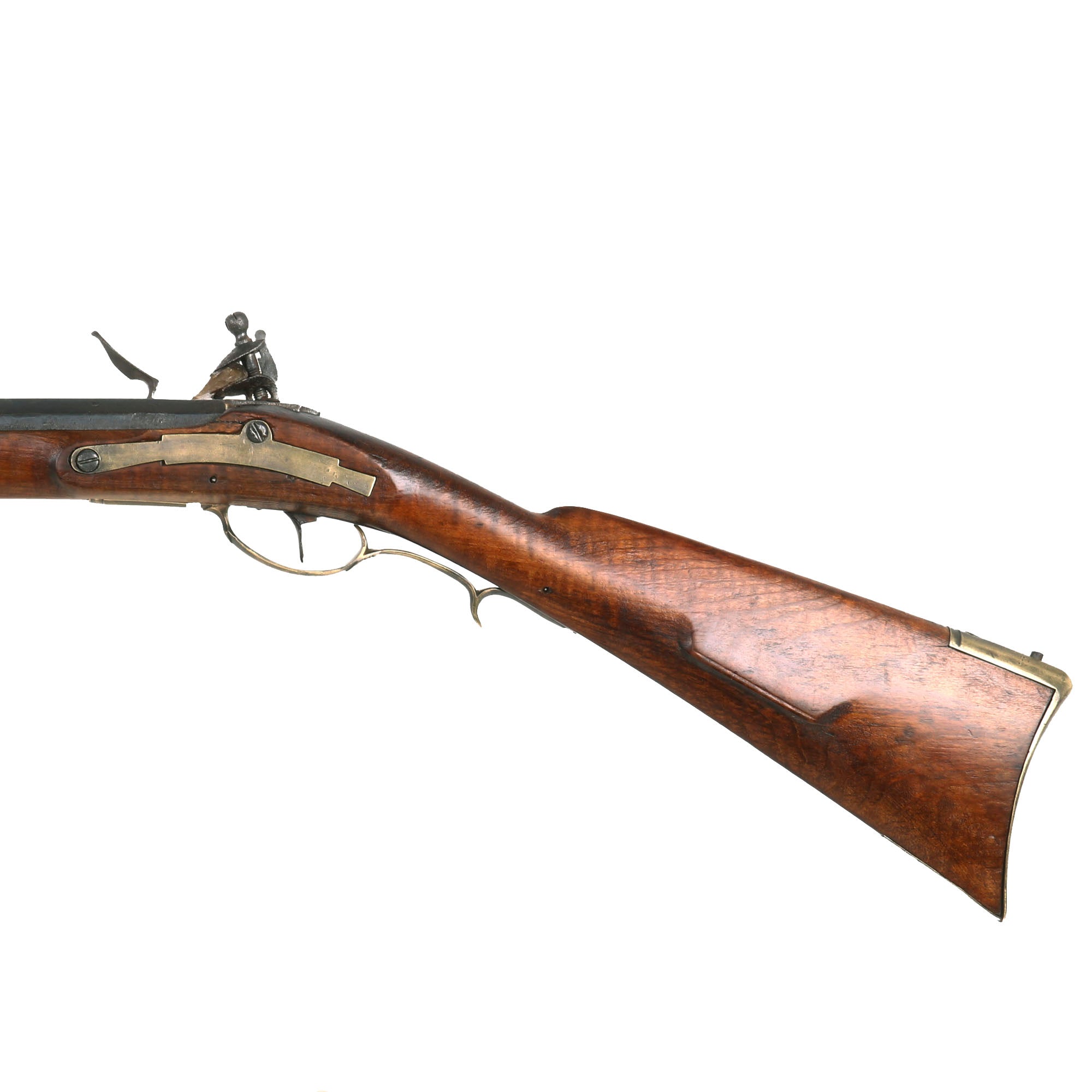 Original U.S. Pennsylvania Flintlock Rifle with Flame Maple Stock and ...