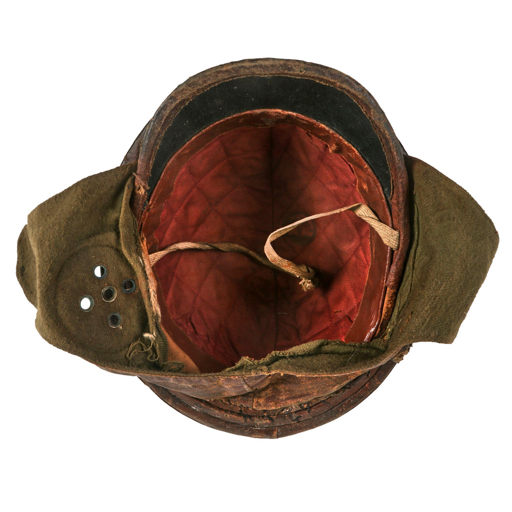 Original French WWI Armée de l'Air Air Force Roold Aviation Crash Helm ...