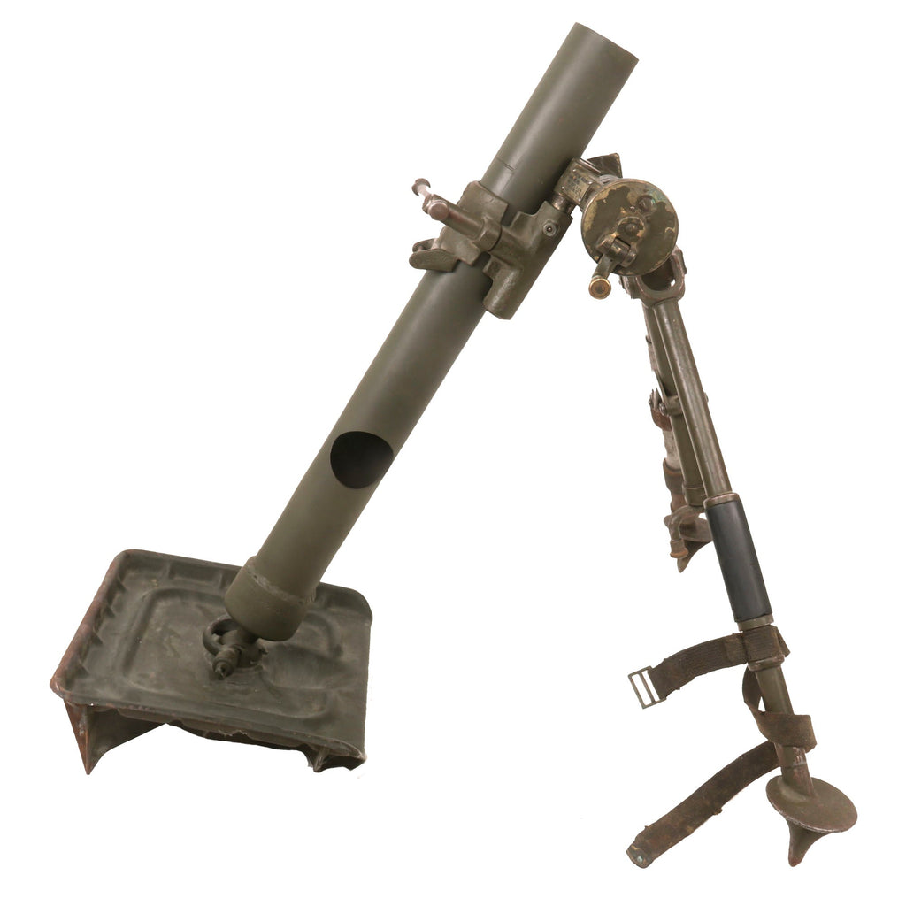Original U.S. WWII M2 60mm Display Mortar System with M5 Bipod, M4 Opt ...