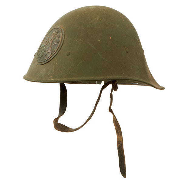 Original Netherlands WWII Dutch M34 Steel Helmet With Badge and Origin ...
