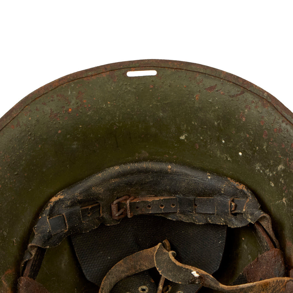 Original Netherlands WWII Dutch M34 Steel Helmet With Badge and Origin ...