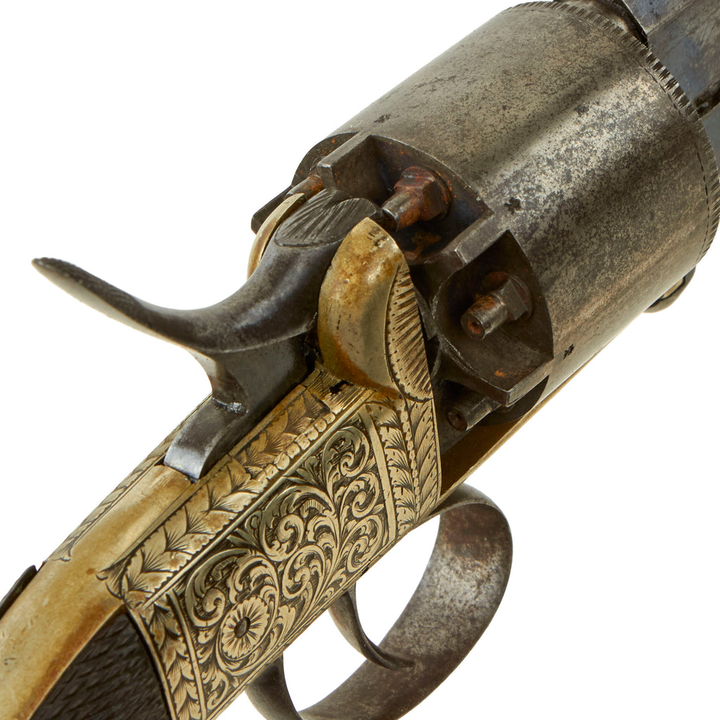 Original British Victorian Continental Style Nickel Silver Framed .41 ...