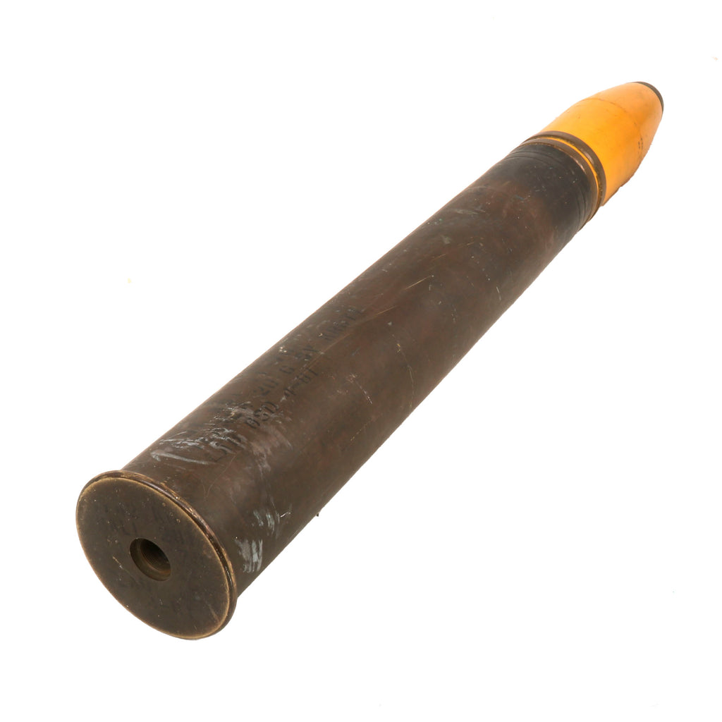 Original German WWII Kriegsmarine Inert 10.5cm High Explosive Round ...