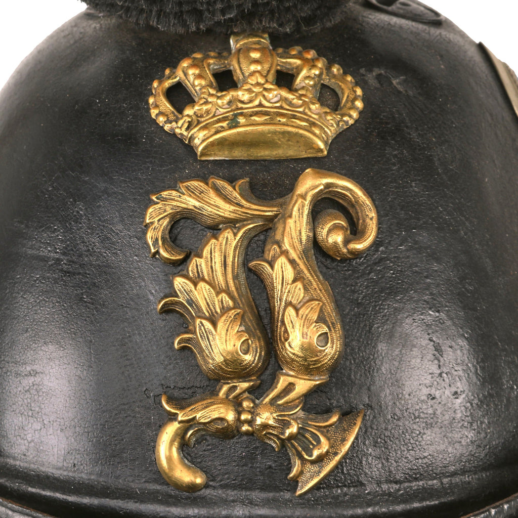 Original 19th Century Bavarian Raupenhelm Cavalry Helmet from the Reig ...