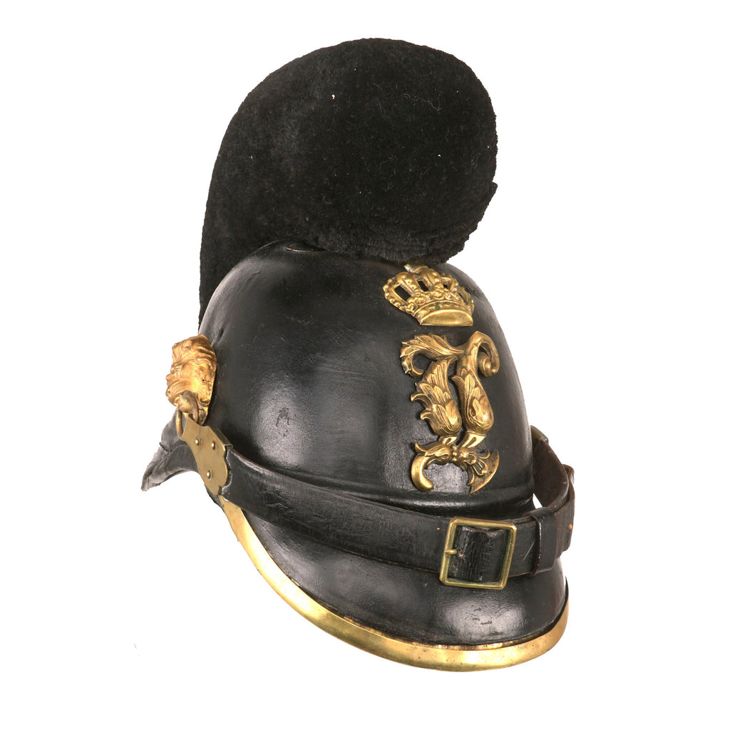 Original 19th Century Bavarian Raupenhelm Cavalry Helmet from the Reig ...