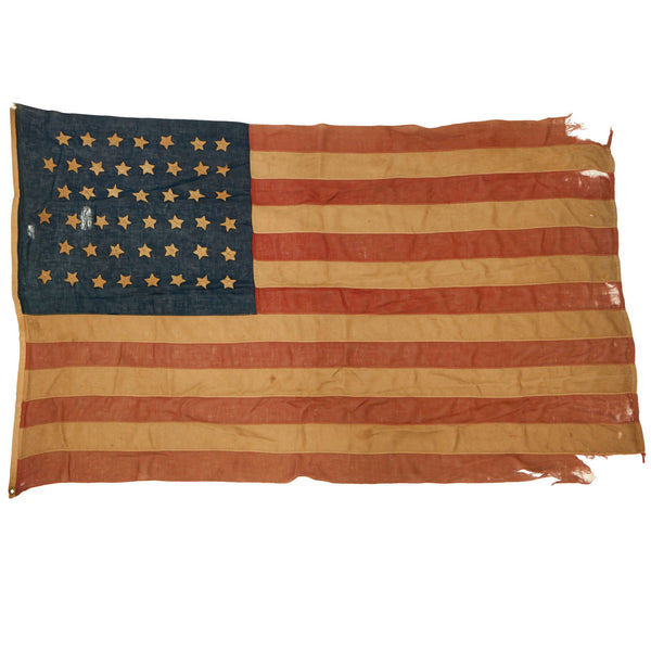 Original U.S. Spanish American War 45 Star Wool National Flag - 46 x 7 ...