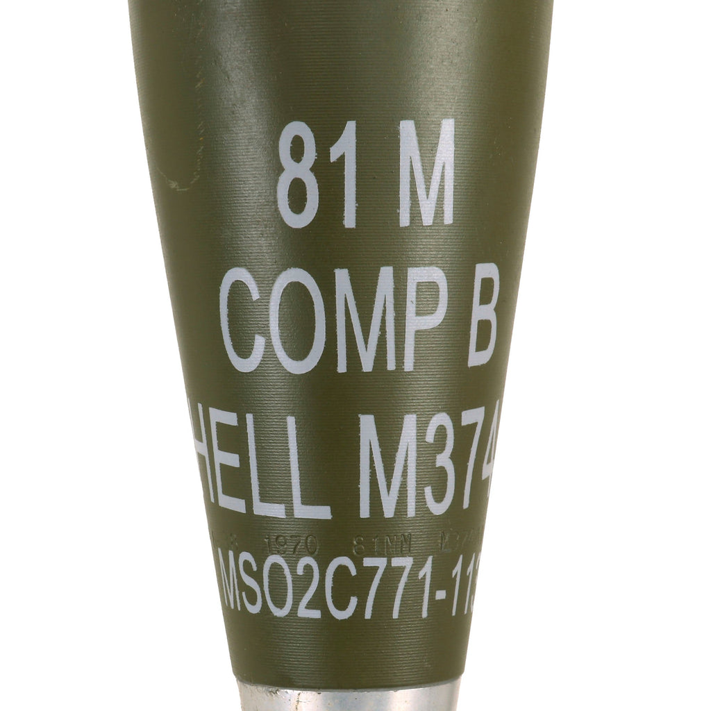 Original U.S. Vietnam War Inert M374A1 HE 81mm Mortar Round with M524A ...