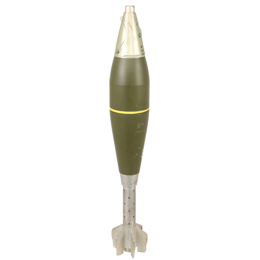 Original U.S. Vietnam War Inert M374A1 HE 81mm Mortar Round with M524A ...