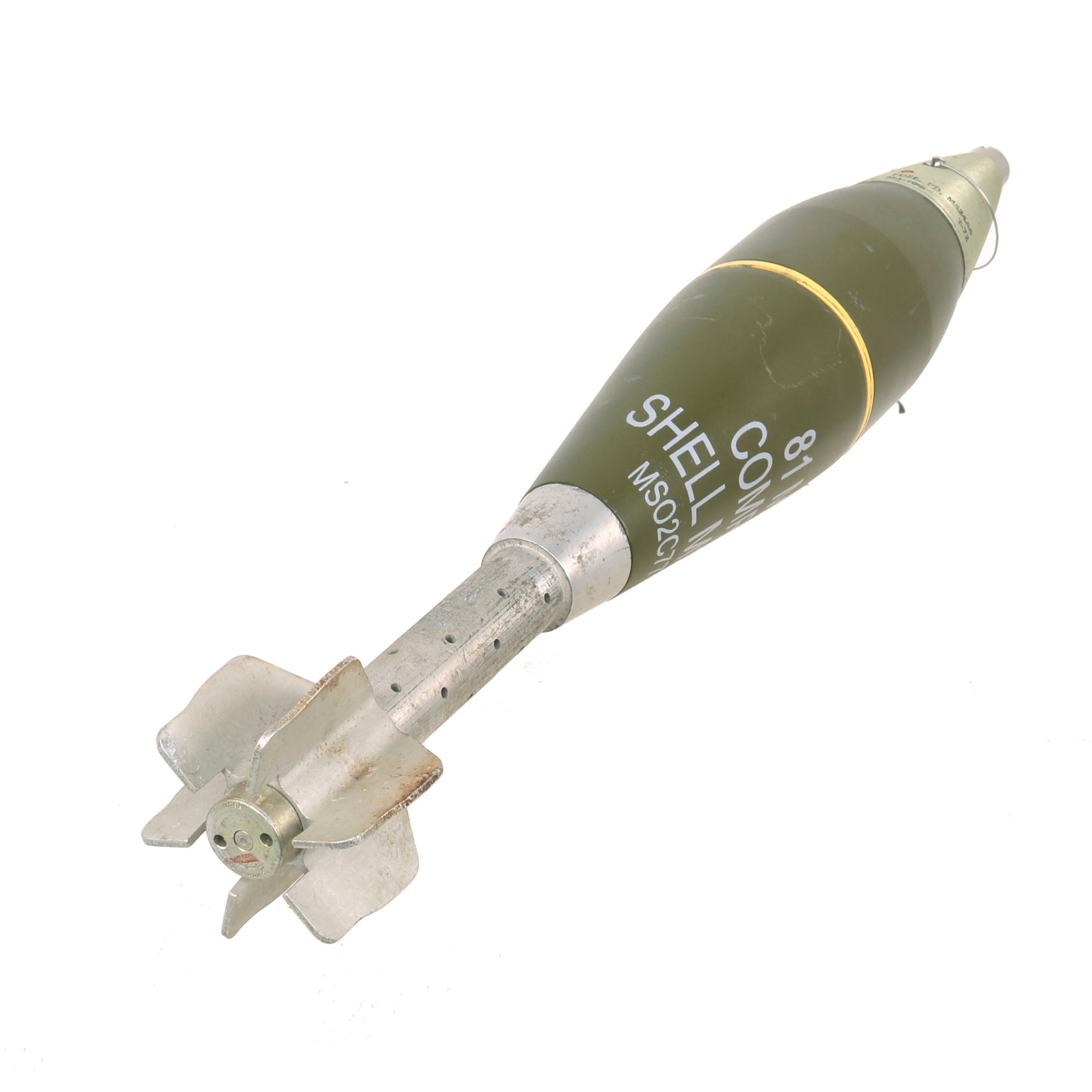 Original U.S. Vietnam War Inert M374A1 HE 81mm Mortar Round with M524A ...