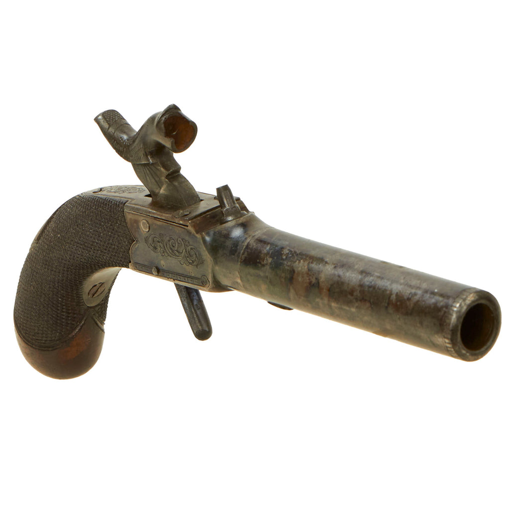 Original British Victorian Percussion Vest Pocket Pistol with Turn Off ...