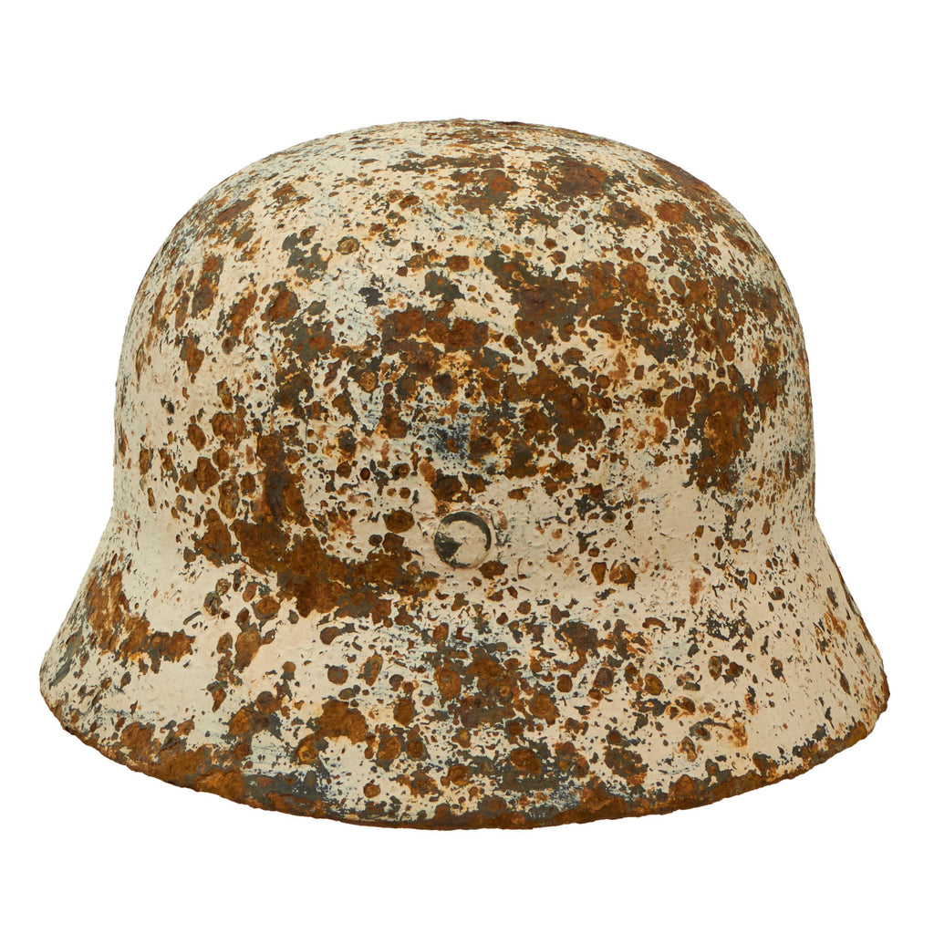 Original German WWII Stalingrad Battlefield Dug M35 Relic Snow Camoufl ...