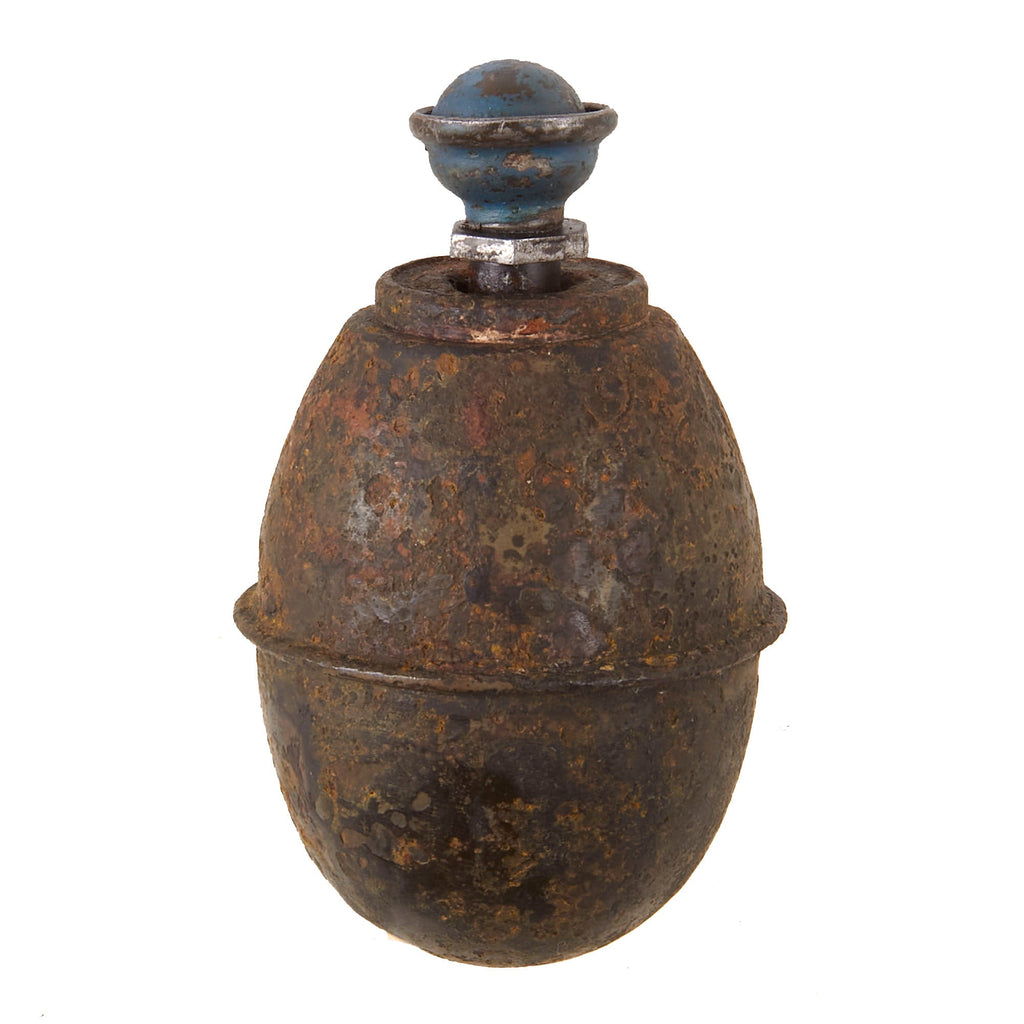 Original German WWII 1943 Dated Model 39 Egg Hand Grenade with Origina ...