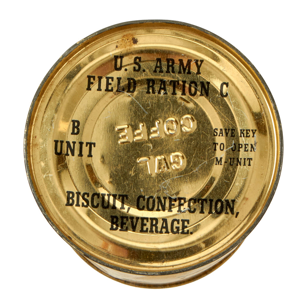 Original U.S. WWII US Army Field Ration C, B Unit With Coffee - Unopen ...