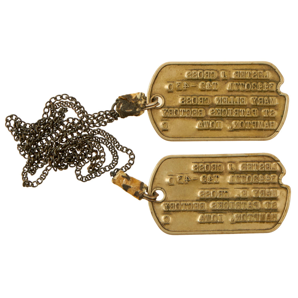 Original U.S. WWII Engineer Special Brigade Dog Tag & Patch Grouping w ...