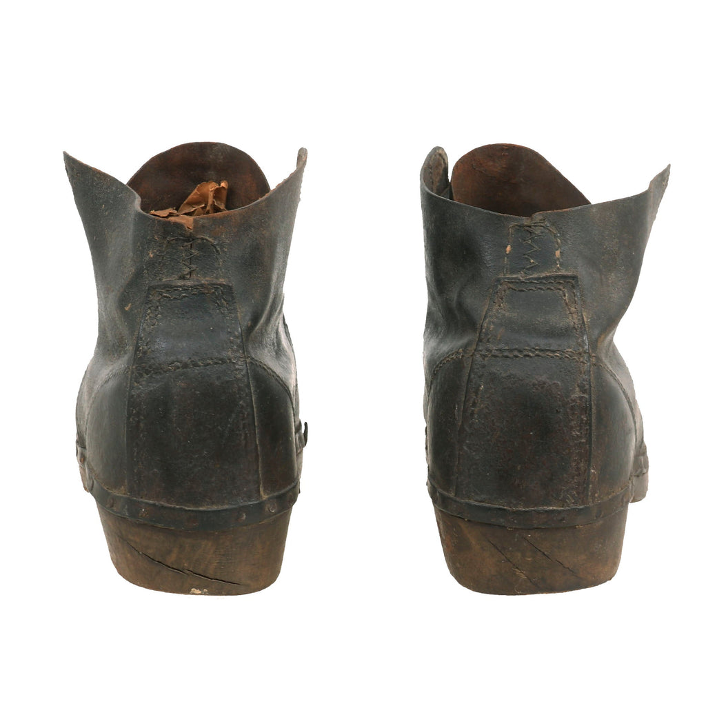 Original U.S. Civil War Era Confederate Wooden Sole “Brogan” Shoes - P ...
