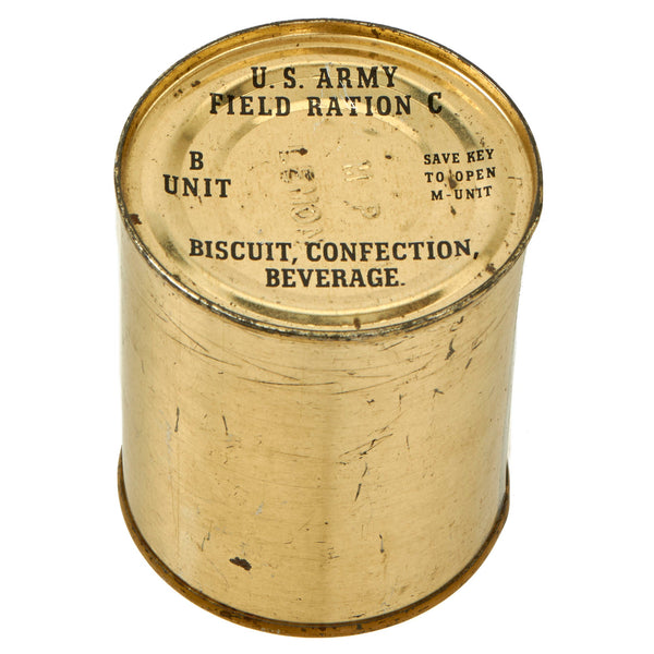 Original U.S. WWII US Army Field Ration C, B Unit With Lemon Powder- U ...