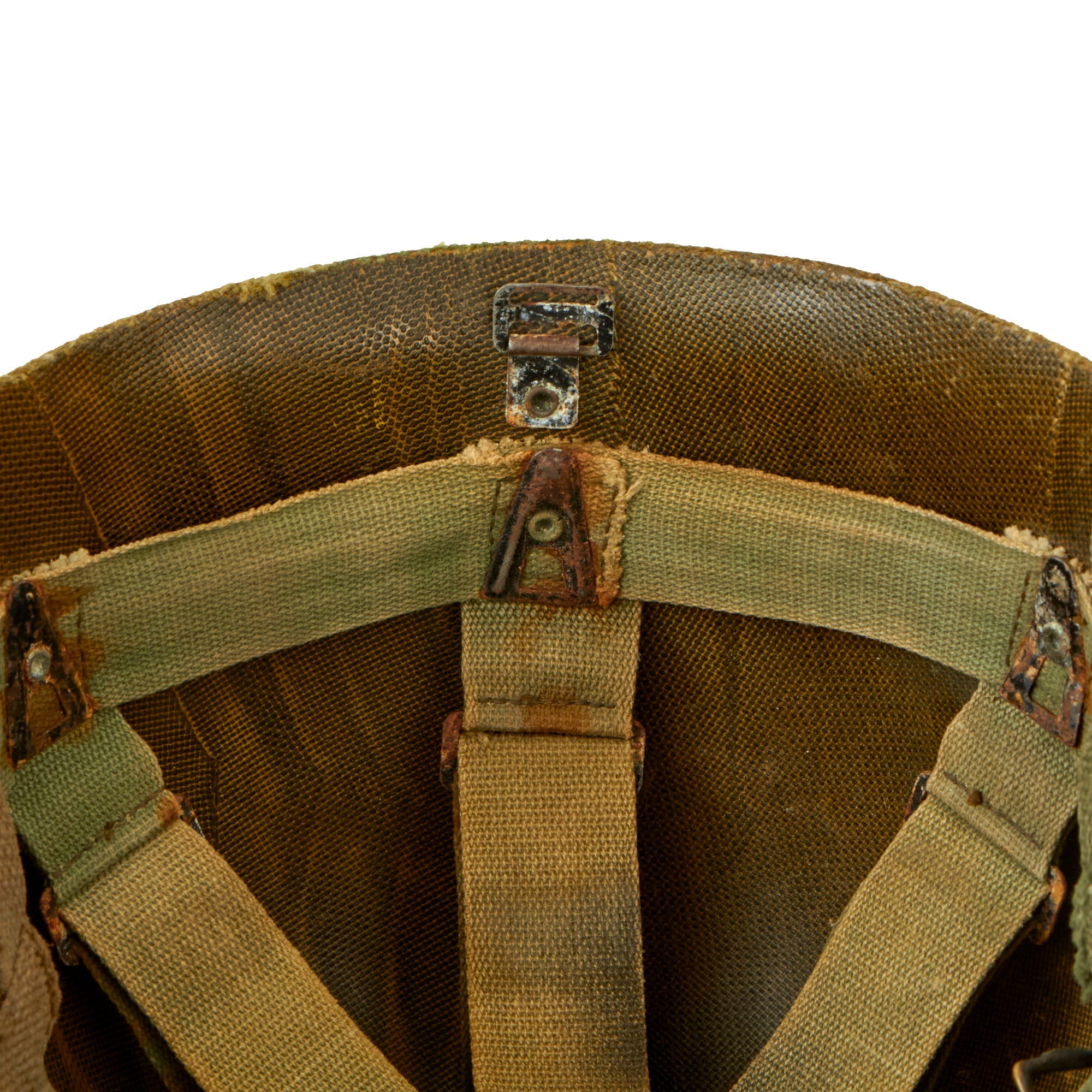Original U.S. Vietnam M1 Paratrooper Helmet with USMC Reversible Camou ...
