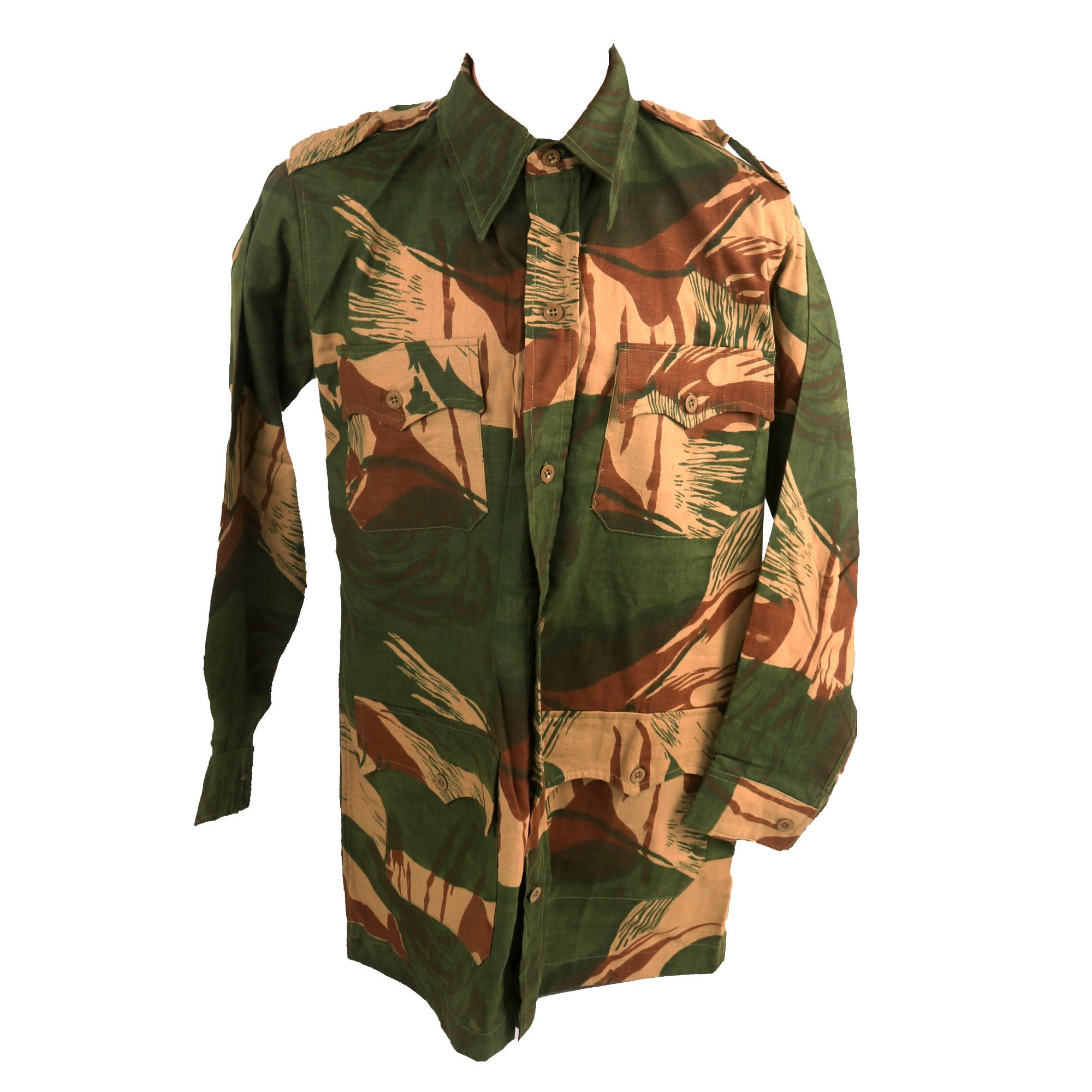 Original Rhodesian Bush War Brushstroke Camouflage Pattern Jacket ...