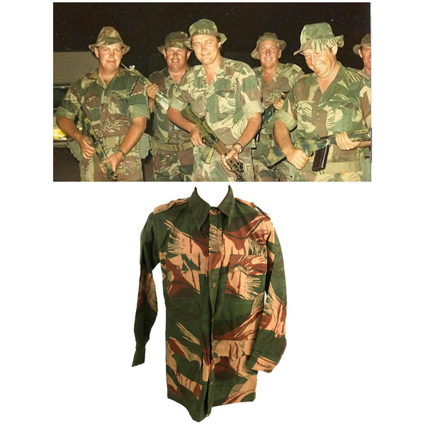 Original Rhodesian Bush War Brushstroke Camouflage Pattern Jacket ...