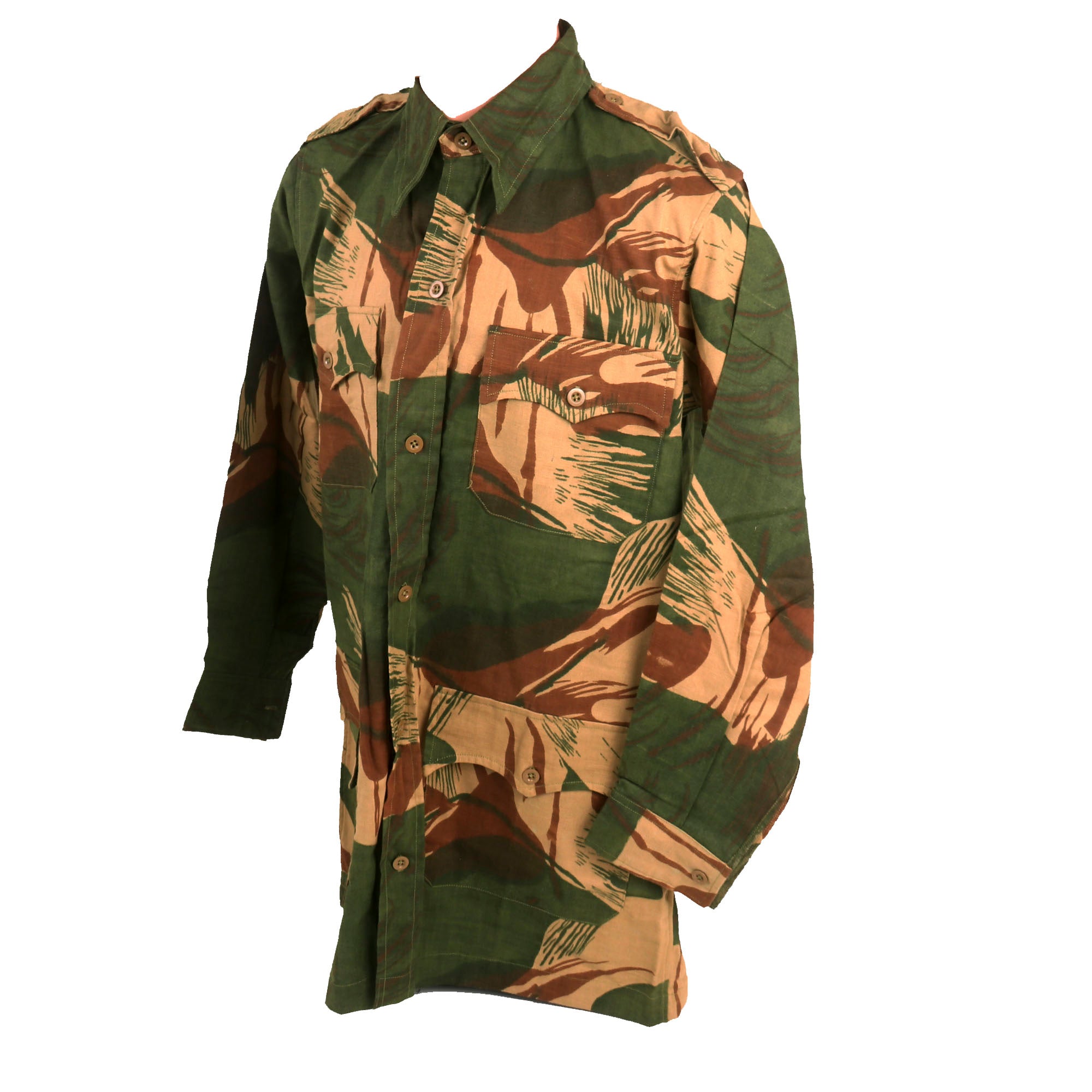 Original Rhodesian Bush War Brushstroke Camouflage Pattern Jacket ...