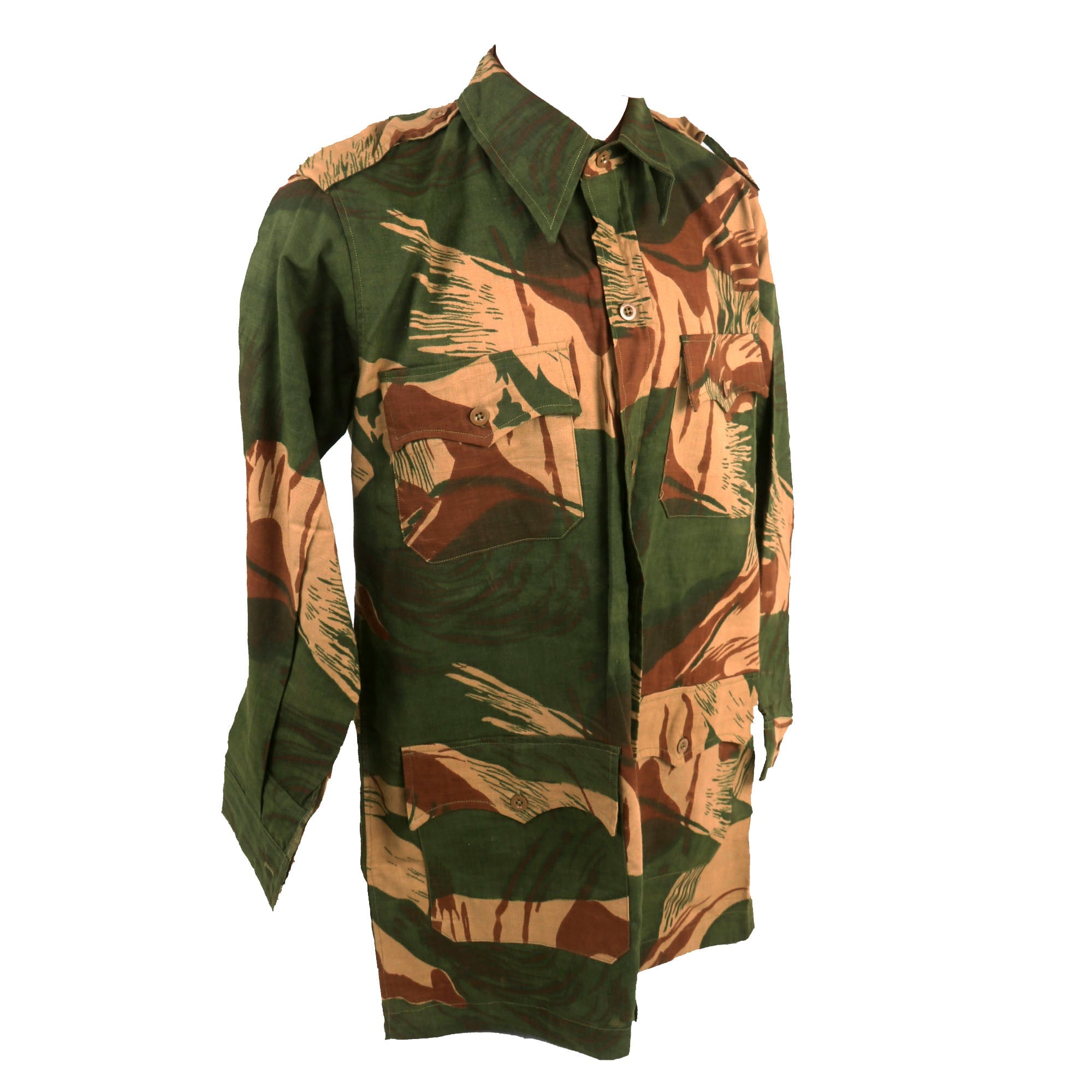 Original Rhodesian Bush War Brushstroke Camouflage Pattern Jacket ...