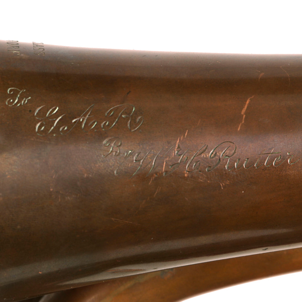 Original U.S. Post Civil War French Bugle in C by J. Henri Marchand Pr ...