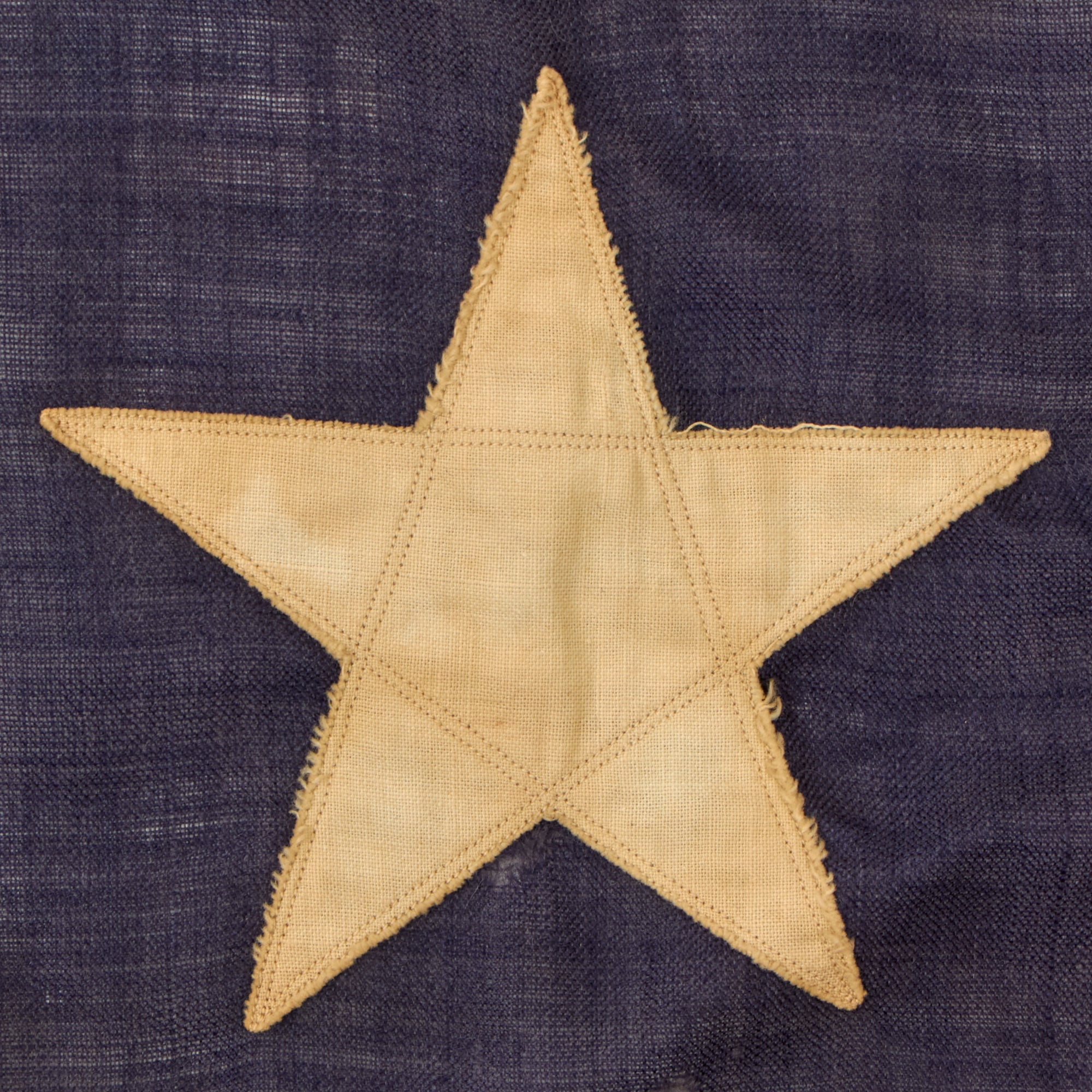 Original U.S. WWII US Navy Wool Three Star Vice Admiral Flag with Haly ...
