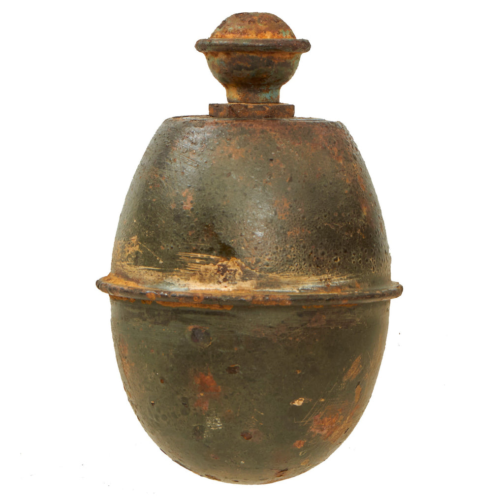Original German WWII 1943 Dated Model 39 Egg Hand Grenade with Origina ...