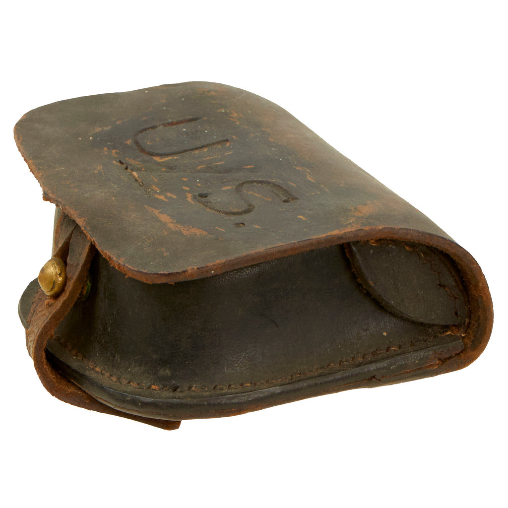 Original U.S. Civil War Federal Percussion Cap Box Pouch with U.S. on ...