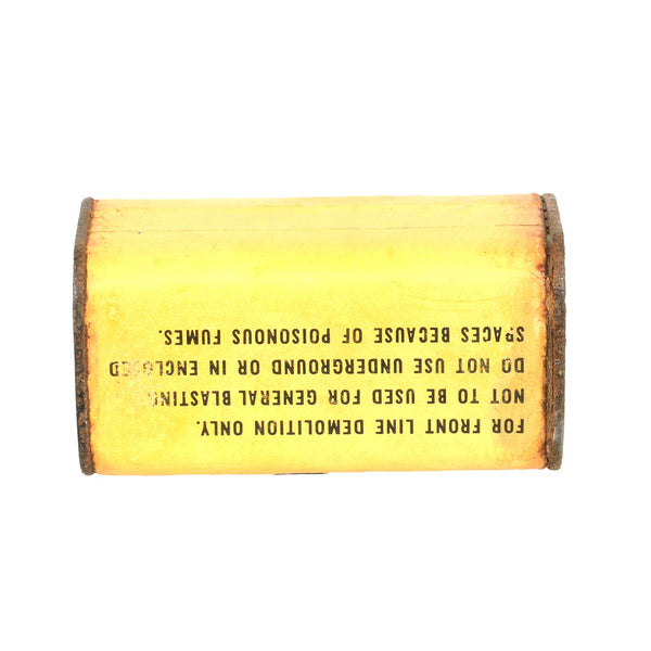 Original U.S. WWII Corps of Engineers High Explosive TNT 1/2 Pound Blo ...
