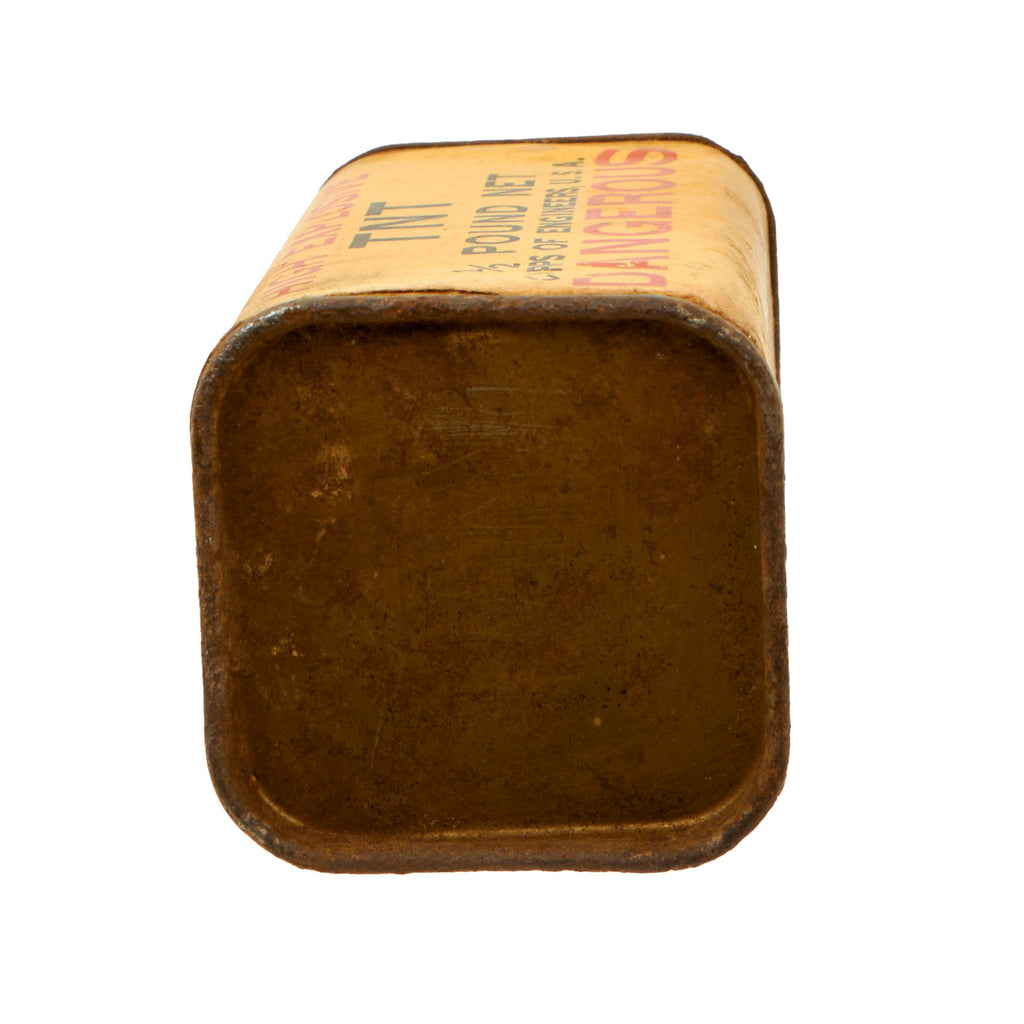 Original U.S. WWII Corps of Engineers High Explosive TNT 1/2 Pound Blo ...