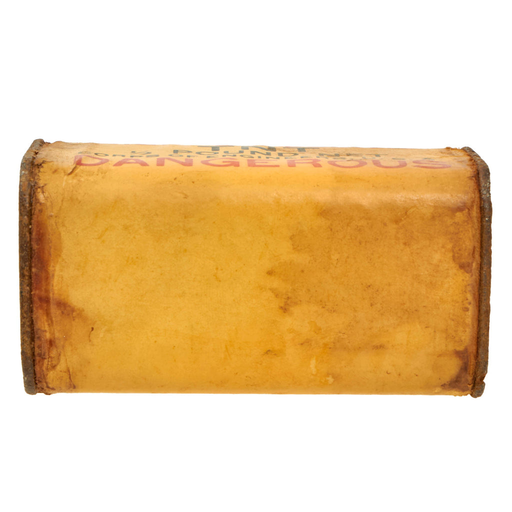 Original U.S. WWII Corps of Engineers High Explosive TNT 1/2 Pound Blo ...