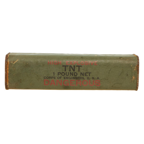 Original U.S. WWII Corps of Engineers High Explosive TNT 1 Pound Block ...