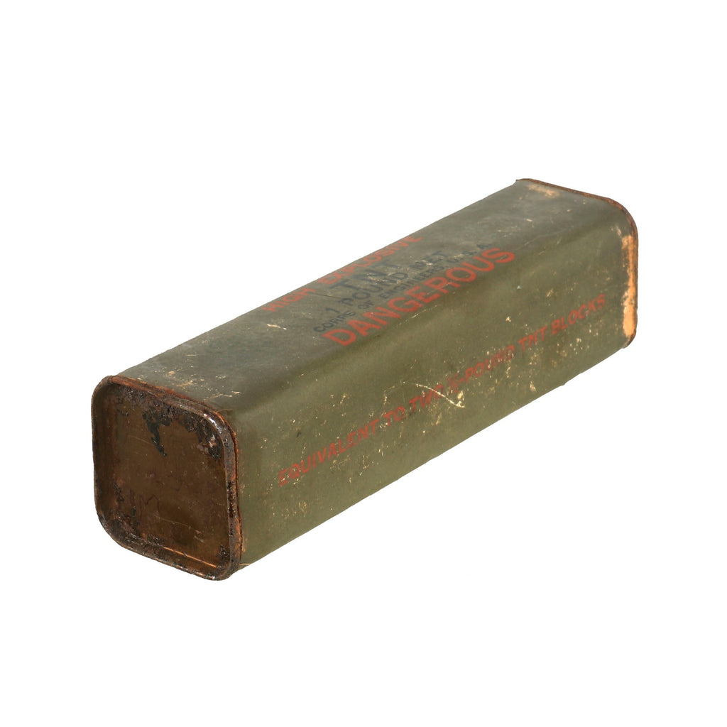 Original U.S. WWII Corps of Engineers High Explosive TNT 1 Pound Block ...