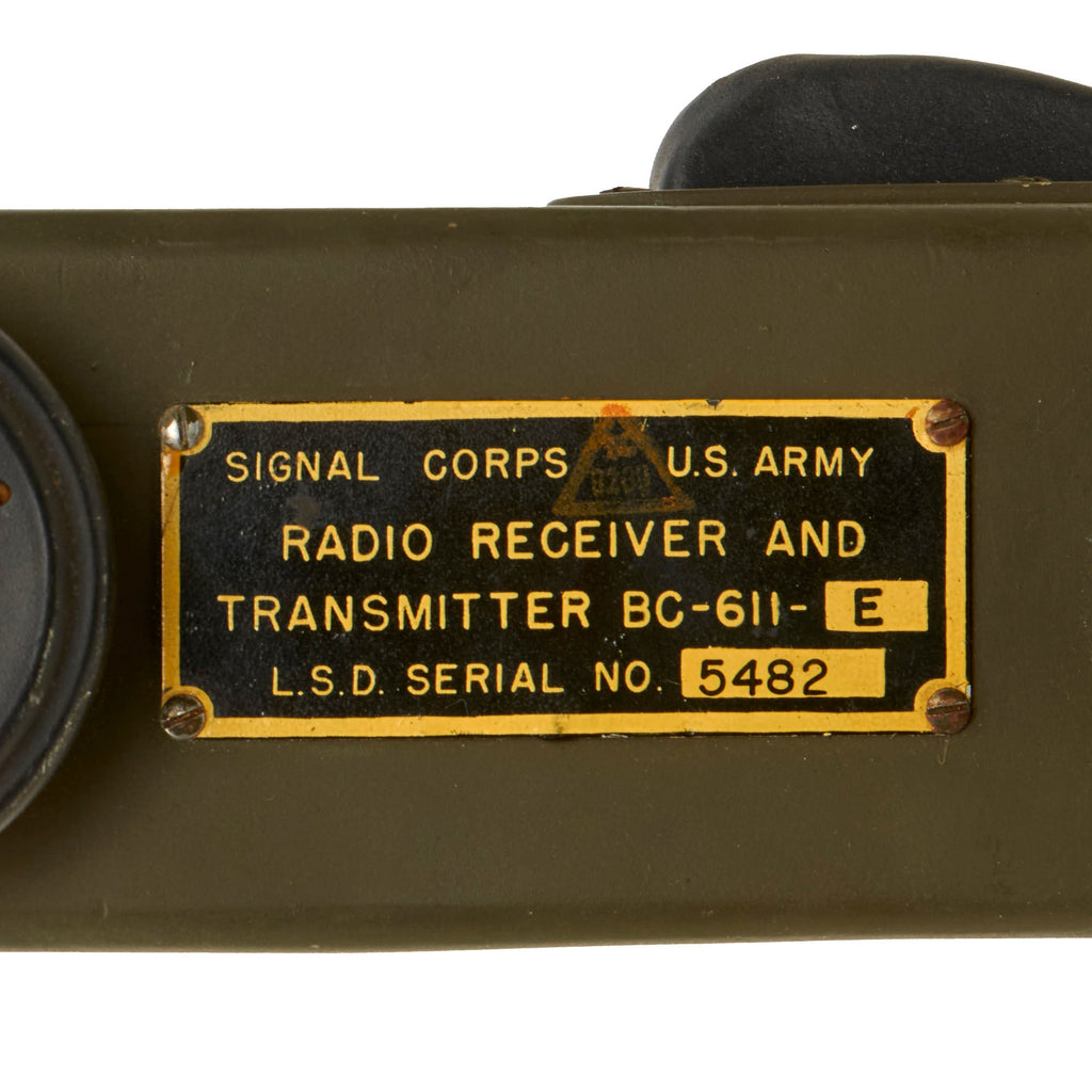 Original U.S. WWII Handie Talkie SCR-536 Radio Transceiver BC-611 -E ...