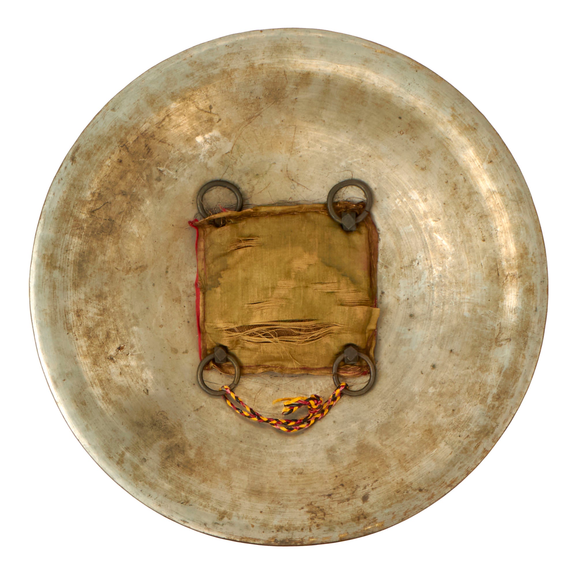 Original Napoleonic Era Indo-Persian Metal Dhal Shield with Brass Orna ...