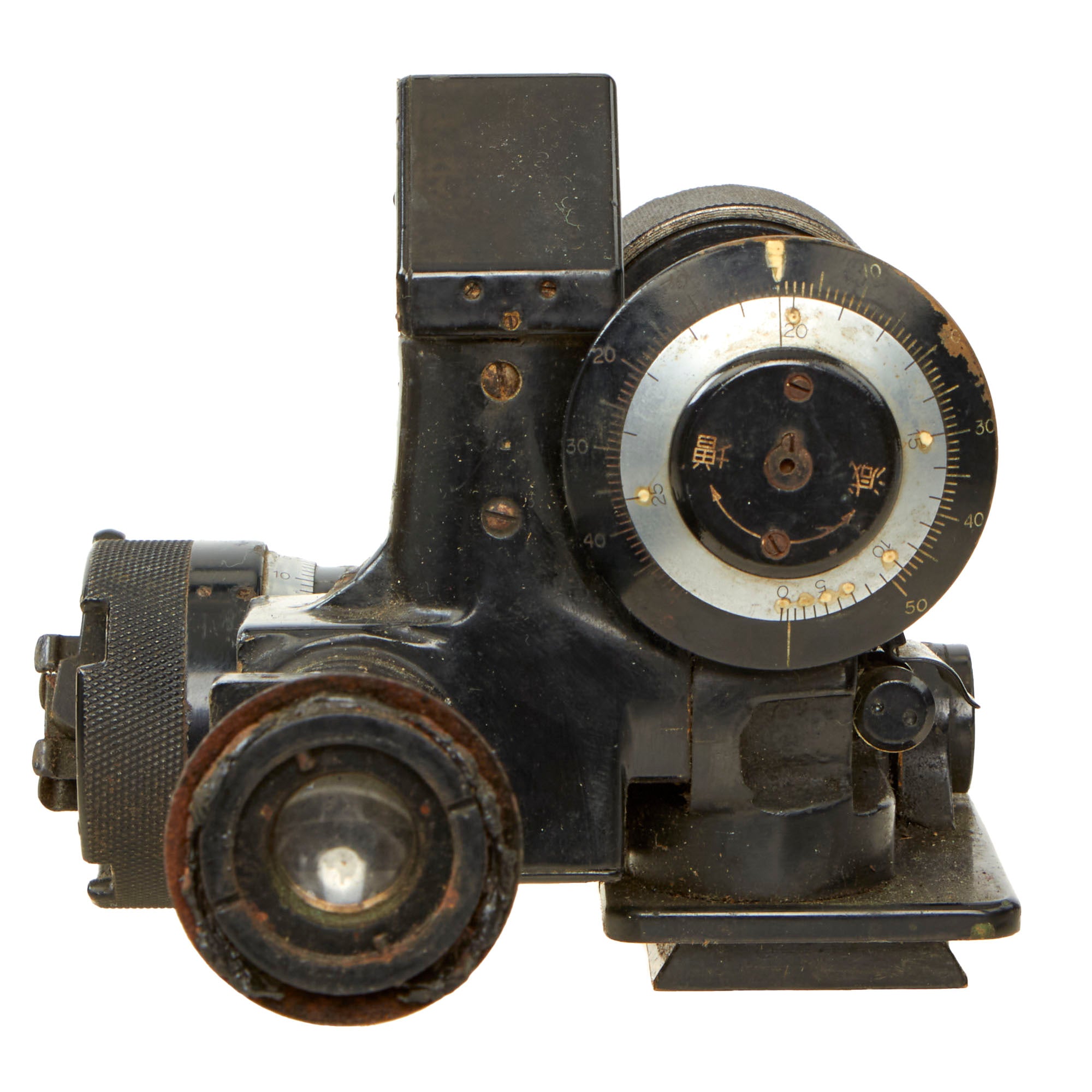 Original Imperial Japanese WWII 4×10° Telescopic Sight For Type 92 Hea ...