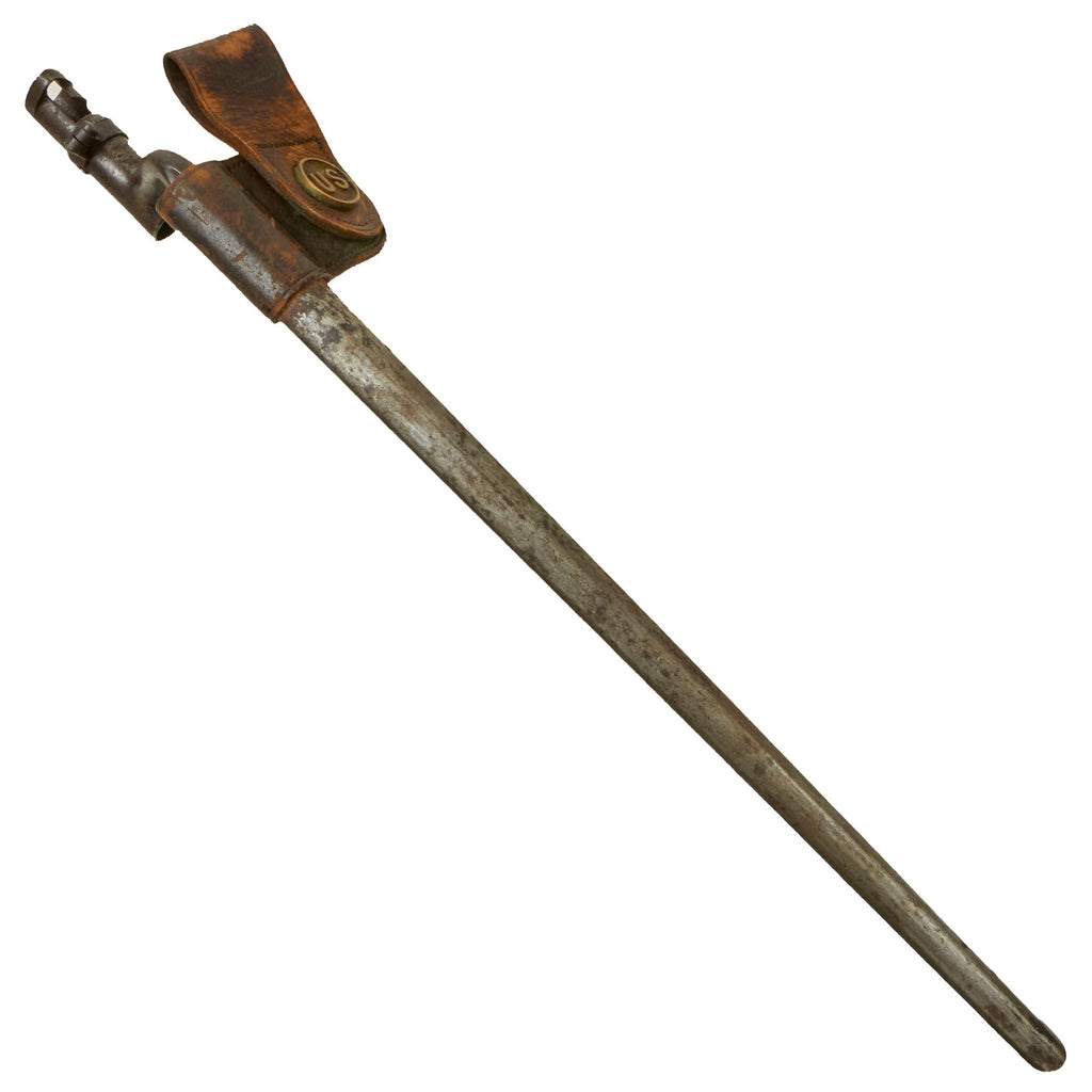 Original U.S. Springfield Trapdoor M1873 Rifle Socket Bayonet with Ind ...