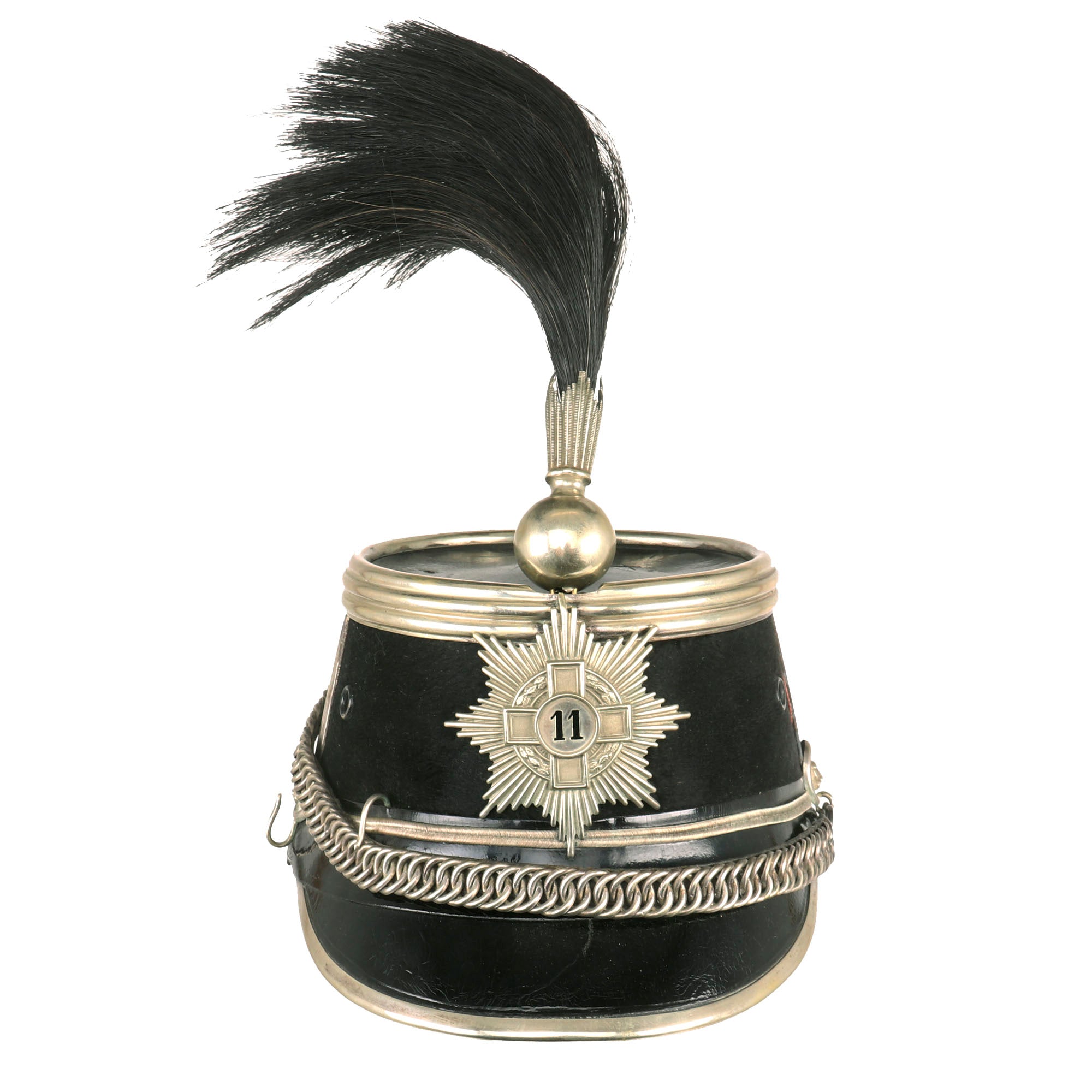 Original Swiss Pre WWI Bern Cavalry Officer Shako Helmet Marked to the ...