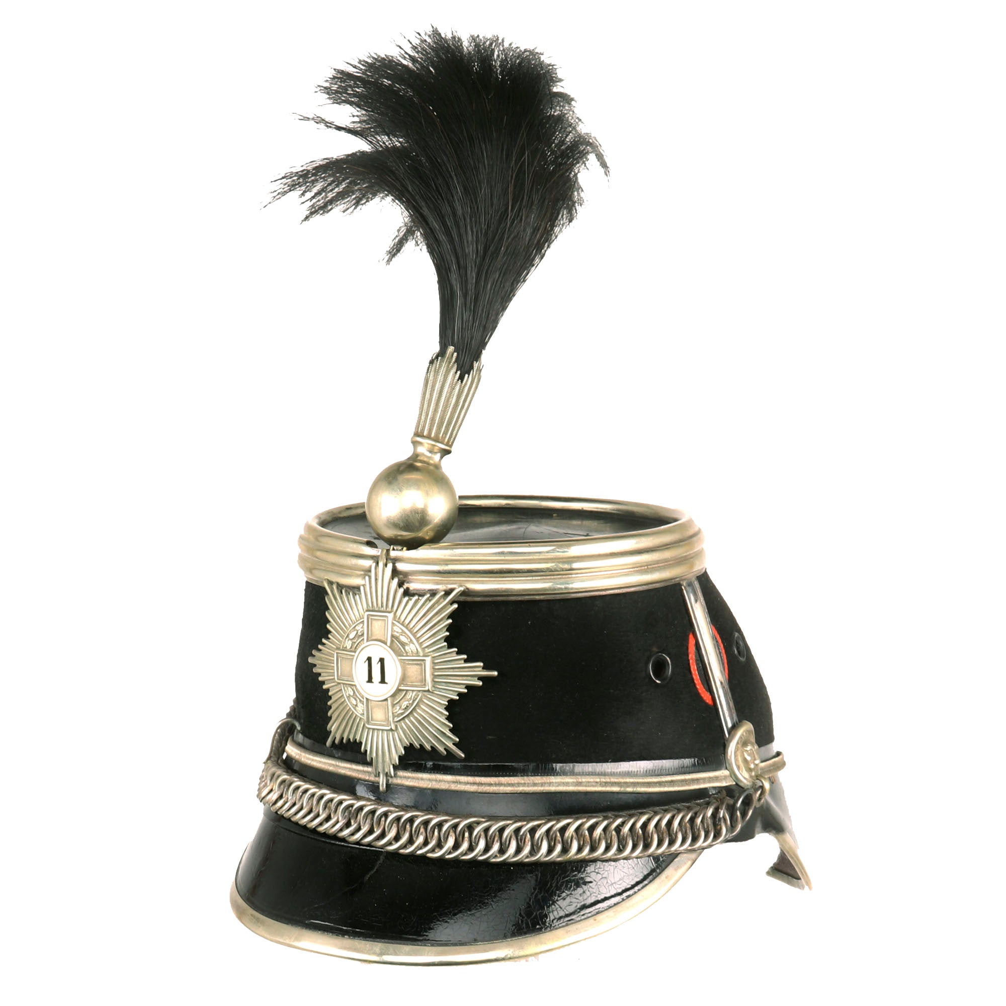 Original Swiss Pre WWI Bern Cavalry Officer Shako Helmet Marked to the ...