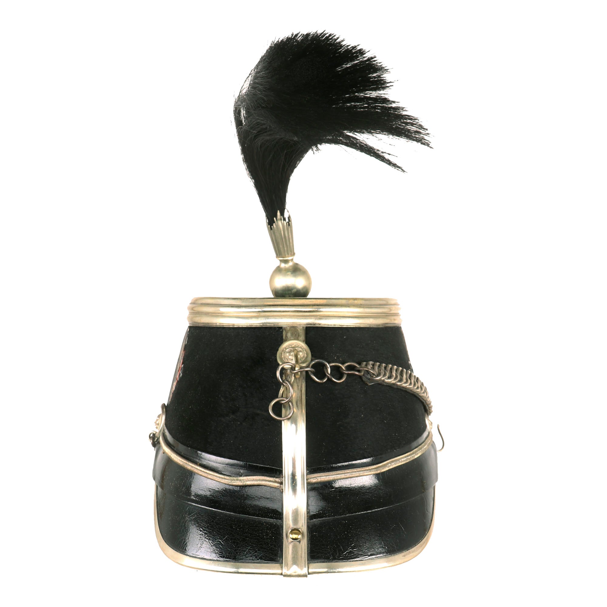 Original Swiss Pre WWI Bern Cavalry Officer Shako Helmet Marked to the ...