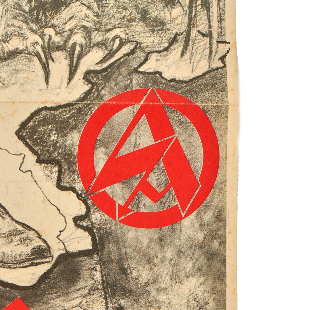 Original German WWII SA Organization "SA-Mann" Newspaper 11" × 23 ¼" A ...